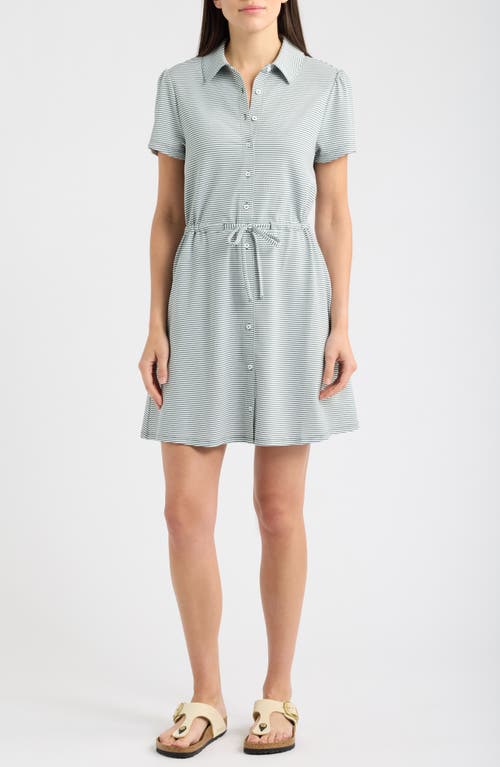 TOMMY BAHAMA Tommy Bahama Costa Wave Striped Shirt Dress